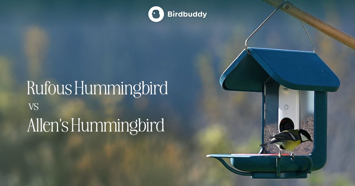 Rufous Hummingbird vs Allen's Hummingbird - Birdbuddy WIKI